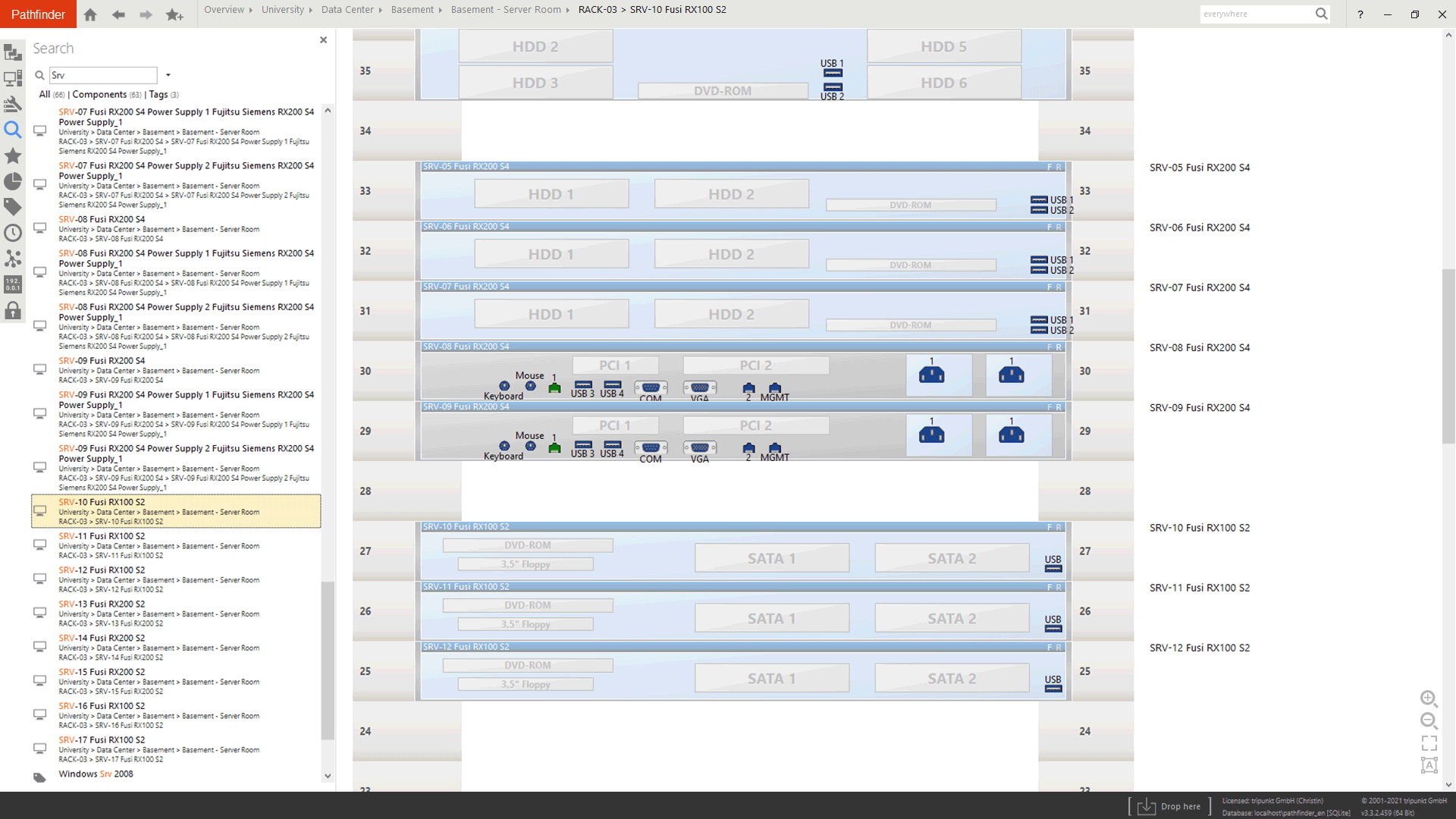 Datacenter Infrastructure Management (DCIM) | Pathfinder | tripunkt GmbH