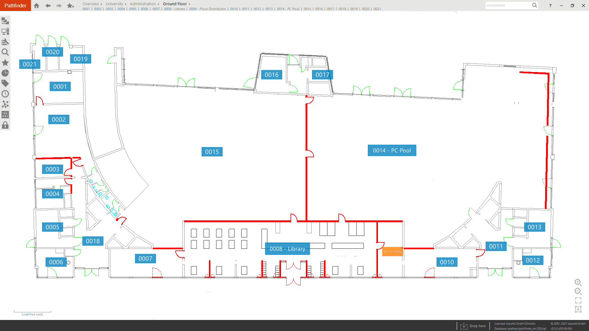Network visualization with Pathfinder | tripunkt GmbH